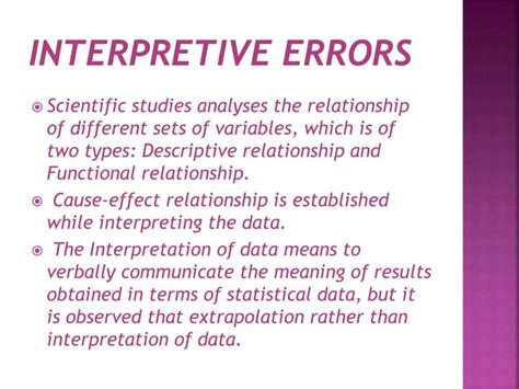 Errors In Research PPTX Science