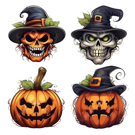 할로윈 무서운 해골 잭 오 랜턴 얼굴 벡터 일러스트 할로윈 몬스터 할로윈 만화 호박 조각 Png 일러스트 및 이미지 에 대한 무료 다운로드 Pngtree