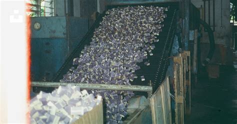 많은 돈으로 가득 찬 컨베이어 벨트 사진 Unsplash의 무료 공장 이미지