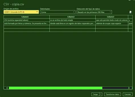 Archivo Csv Abrir Desde Excel Redkom