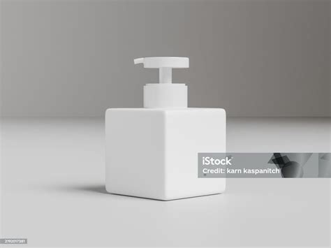 정사각형 펌프 병 모형 입방체 모양의 액체 디스펜서 병 우아한 플라스틱 바디 워시 포장 두 개의 흰색 플라스틱 로션 용기 세트 화장품 디스펜서 헤어 샴푸 병 모형 0명에