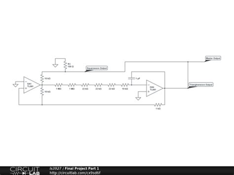 Final Project Part 1 Circuitlab