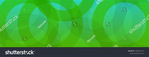 Abstract Green Circle Background Gradient Color Stock Vector Royalty Free 1989622274