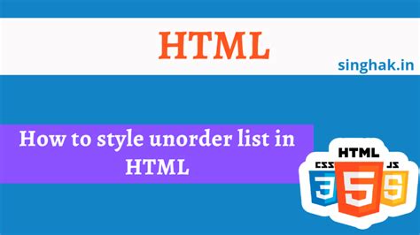 How To Increase The Size Of List Style Type Or Bullet In Html Unorder List Singhak