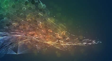 육각형과 추상적 인 벡터 배경 가상 세계의 풍경과 풍경 3d 디자인 육각형에 대한 스톡 벡터 아트 및 기타 이미지 육각형 파도 패턴 3차원 형태 Istock