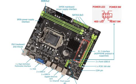 Amazon Com Zunate H310B Motherboard M ATX Desktop Computer Gaming Motherboards LGA1151 Pcie