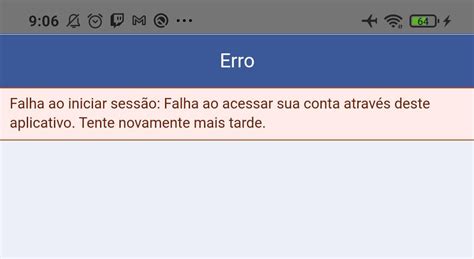 error al inicializar sesión no se pudo acceder a su cuenta a través de