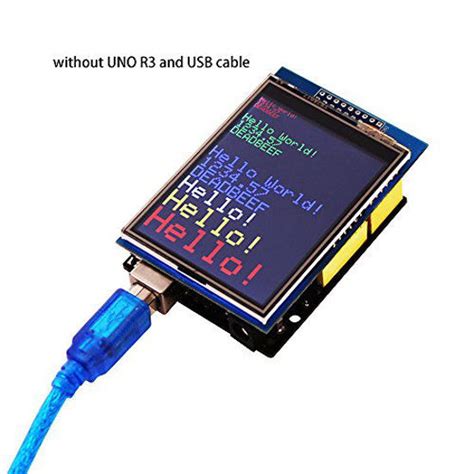 Getuscart Elegoo Uno R3 28 Inches Tft Touch Screen With Sd Card