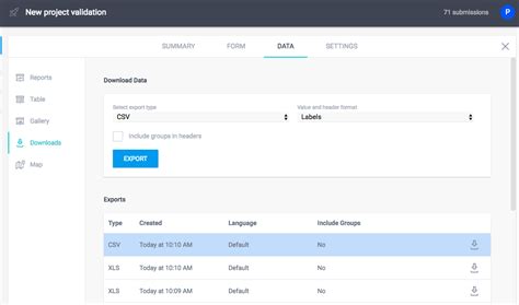 Improve Datadownloads Ui · Issue 1543 · Kobotoolboxkpi · Github