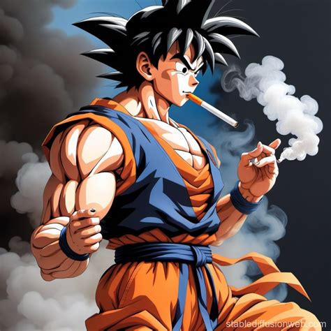 Goku's Uncharacteristic Act | Stable Diffusion Online