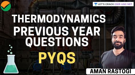 Thermodynamics Pyqs Chemical Sciences Csir Ugc Net 2020 Youtube
