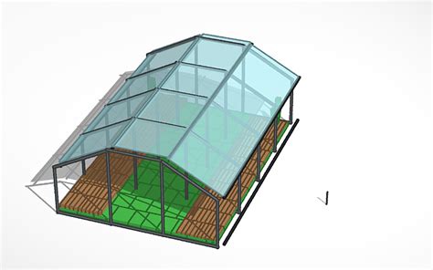 3d design invernadero tinkercad