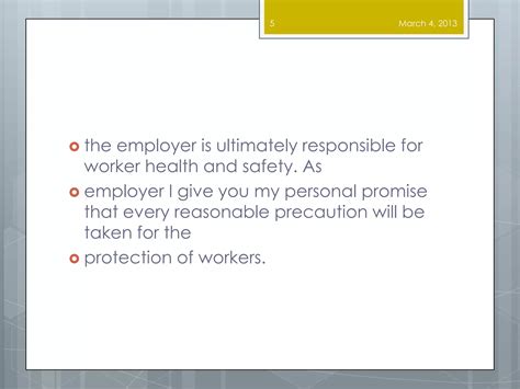 Hse Policy Statement And Description Pptx