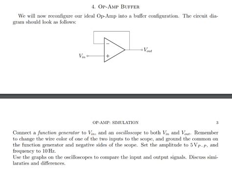 Solved We Will Now Reconfigure Our Ideal Op Amp Into A