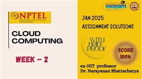 cloud computing week 2 solution answers 2025 january nptel swayam