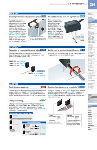 Panasonic Diffuse Sensor Part No Cx 442 At ₹ 2500 Piece Diffuse Mode Sensor In Ghaziabad Id