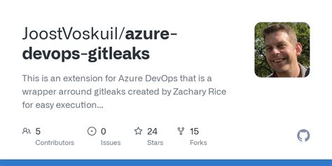 github joostvoskuil azure devops gitleaks this is an extension for