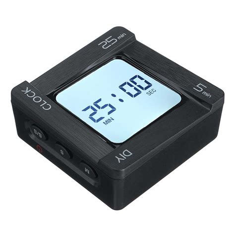 7 Color Digital LCD Alarm Clock Flip Vibration Rem Grandado