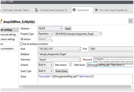 Creating And Populating Tables In Talend Open Studio Helical IT
