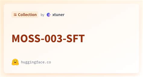 MOSS SFT A Xtuner Collection