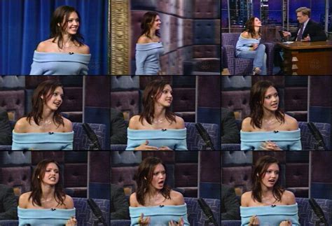 Naked Jessica Alba In Late Night With Conan O Brien