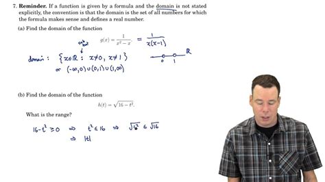 Math150 151 Section 1 1 Functions 4 Of 5 Youtube