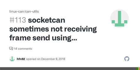 Socketcan Sometimes Not Receiving Frame Send Using Isotpsend · Issue