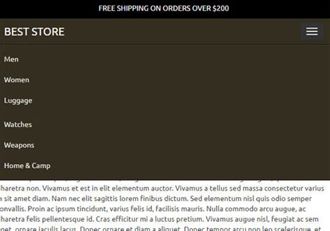 Build Fixed Responsive Navigation With Bootstrap Practical Ecommerce
