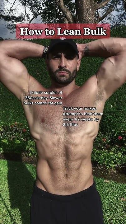 How to Lean Bulk Without Getting Fat - YouTube
