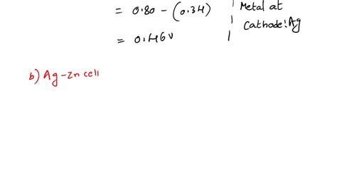 Solved Write Balanced Half Reactions For The Following Redox Reaction
