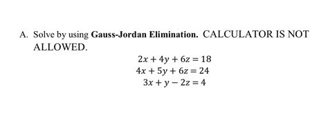 Solve System Of Equations Gaussian Elimination Calculator Tessshebaylo