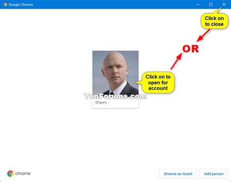 Open And Close Guest Mode Window In Google Chrome Tutorials