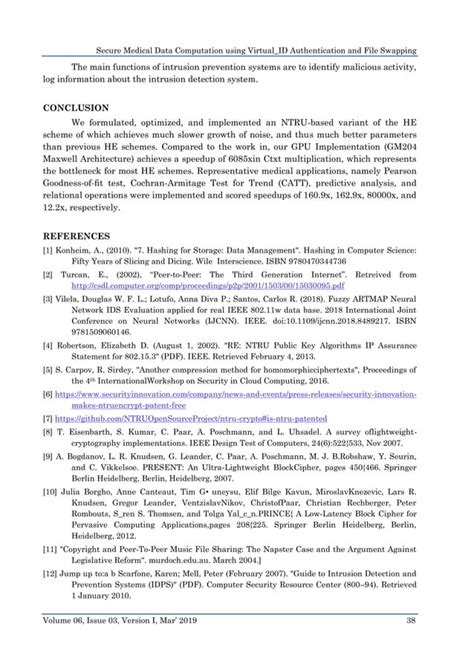 Secure Medical Data Computation Using Virtualid Authentication And File Swapping Pdf