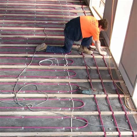 Under Timber Hydronic Floor Heating Comfort Heat