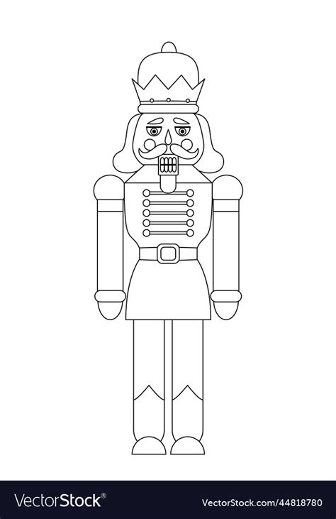 Nutcracker Outline Premium Vector Christmas Nutcracker Silhouette