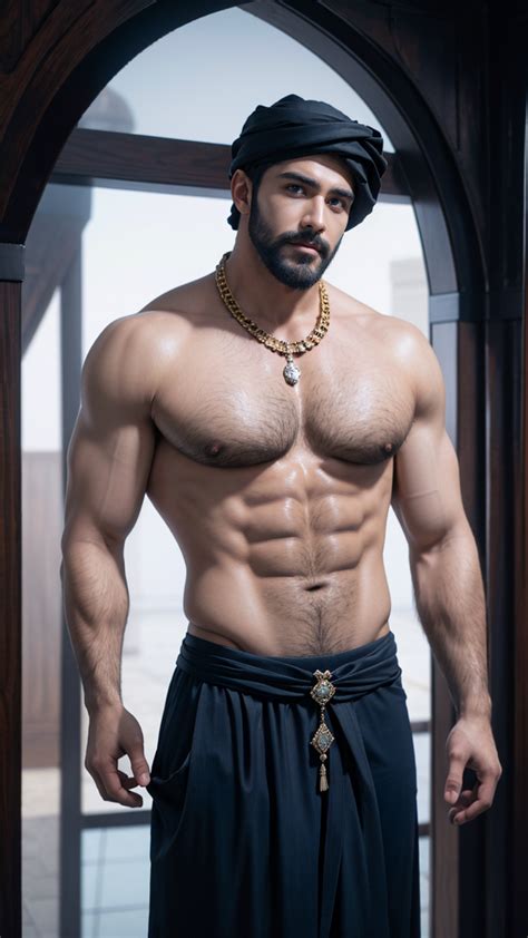 Handsome Arab Men Ai Art By Yuliang Wu By Yuliangwuartgallery On
