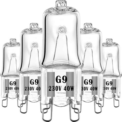 Eksave G9 Halogen Bulb 40w 230v 2 Pin Base Replacement Light Bulbs