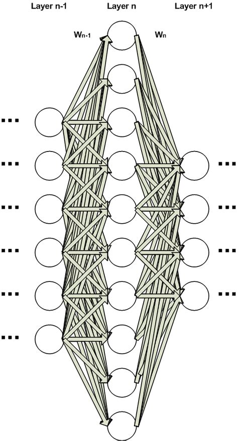Layers N − 1 N And N 1 Of A Fully Connected Neural Network