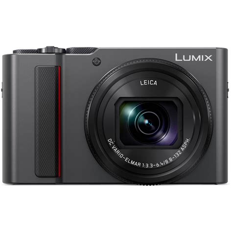 Panasonic Lumix Dc Zs200 Digital Camera Silver Dc Zs200s Bandh