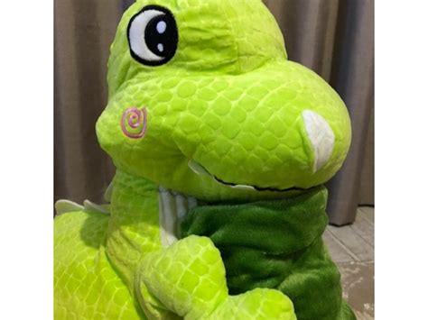 Дитячий плед іграшка Динозавр купити недорого оптом і вроздріб M4173 купити в інтернет