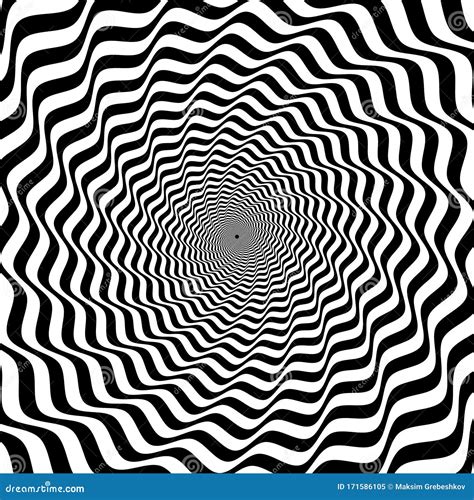 Psychedelic Hypnotic Spiral Stock Illustration Illustration Of Curve