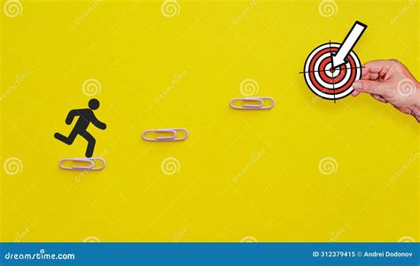 Man And Purpose Meaning Climb To Success Stairs Symbolizing Progress