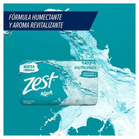 Jabón En Barra Zest Aqua 135 G Soriana