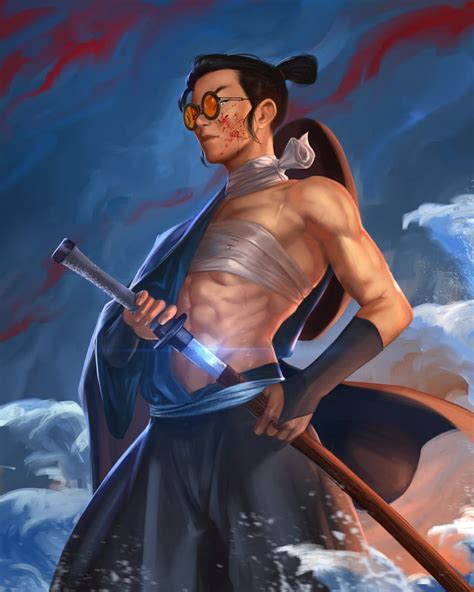 Mizu Blue Eye Samurai Drawn By Caio Santos Danbooru