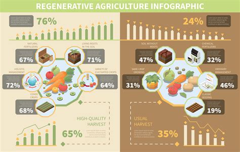 Regenerative Agriculture Infographics 25803654 Vector Art At Vecteezy