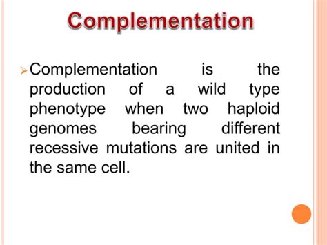 Fine Structureof Geneallelic Complementationand Split Gene Pptx