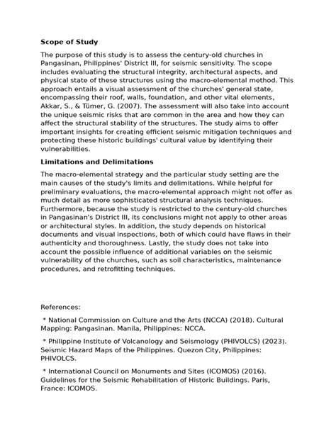 Scope Limits Delimits Pdf Seismology