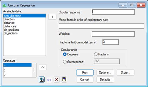 Circular Regression Genstat Knowledge Base 2023