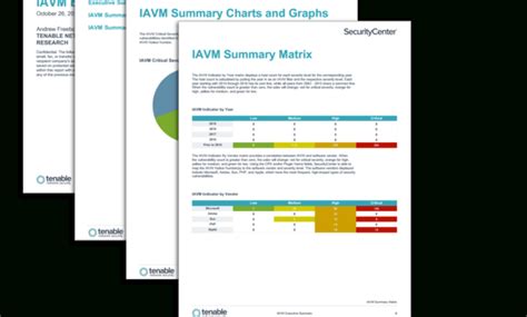 Iavm Executive Summary Report Sc Report Template Tenable® Within Template For Summary Report