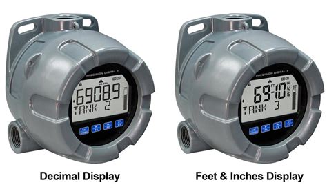 PD GP VantageView NEMA X Loop Powered Process Feet Inches Level Indicators Precision
